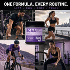 Natural BCAA powder for fitness enthusiasts