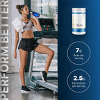 Natural BCAA powder for fitness enthusiasts