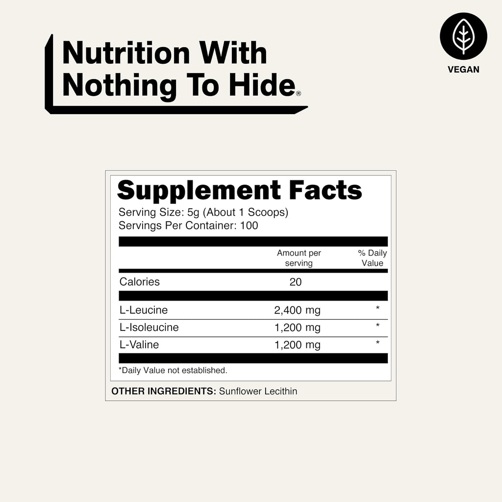 natural BCAAs for workout support