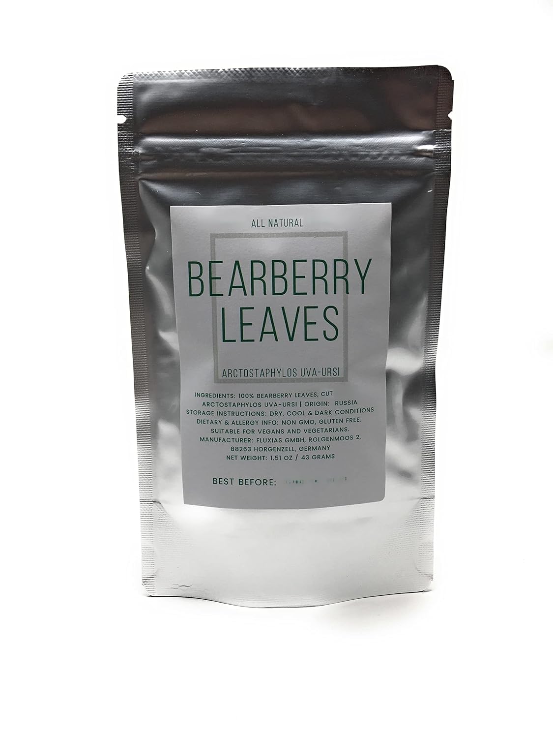 natural bearberry herbal infusion