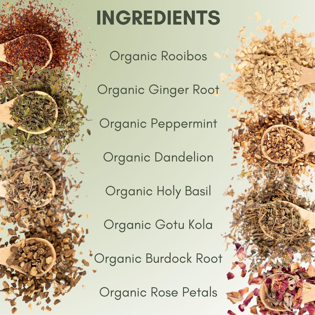 Natural beauty herbal infusion