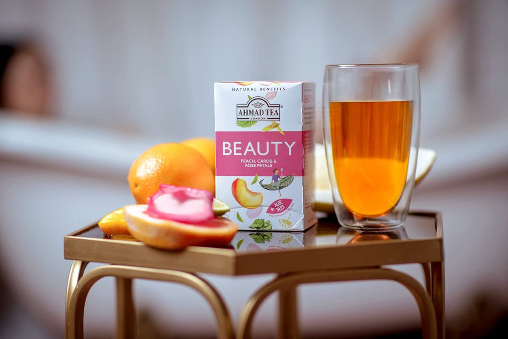 natural beauty herbal tea infusion