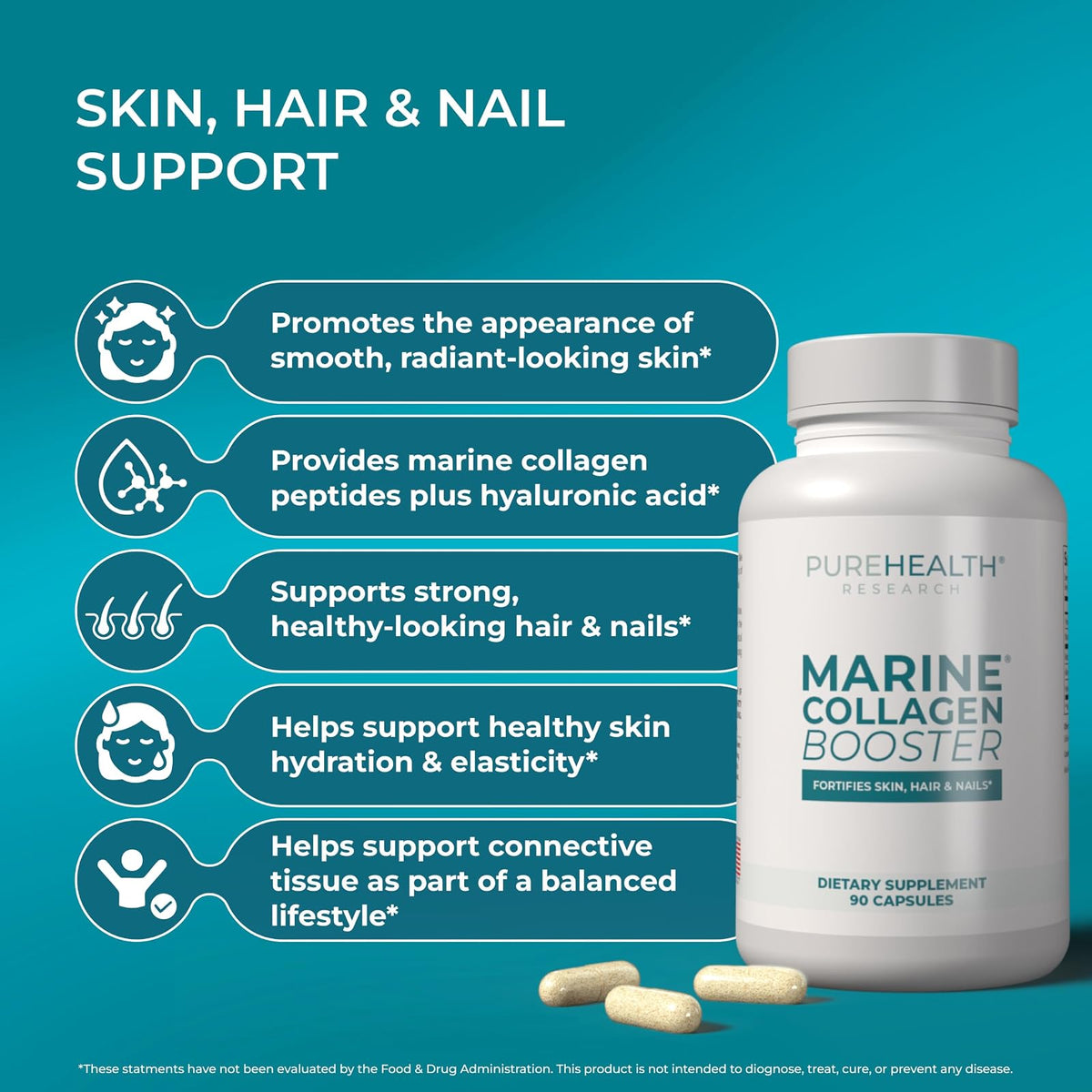 Natural beauty supplement for women