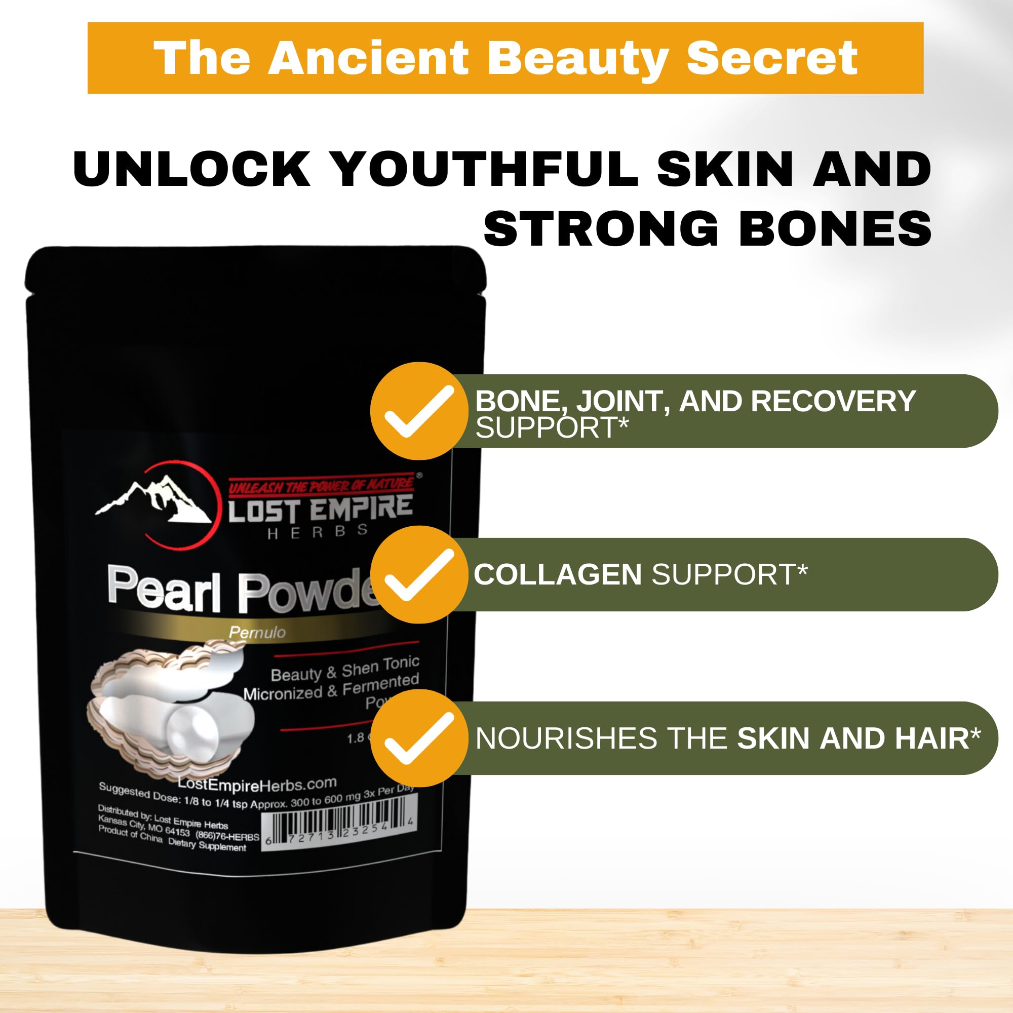 natural beauty supplement with pearl powder