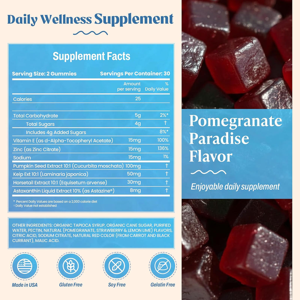 Natural beauty support gummy vitamins