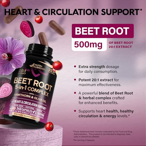 natural beauty support with beet root
