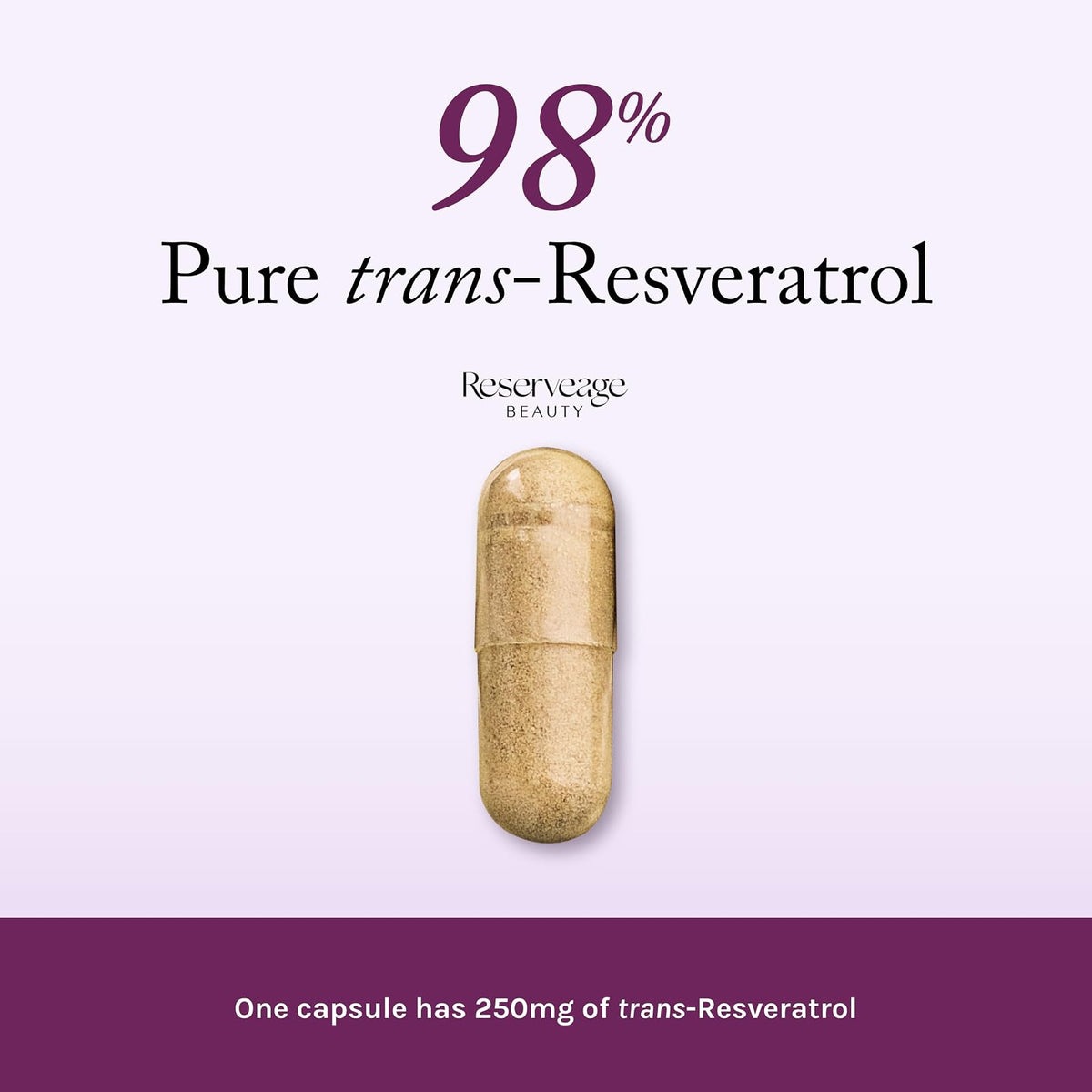 Natural beauty support with Reserveage Resveratrol