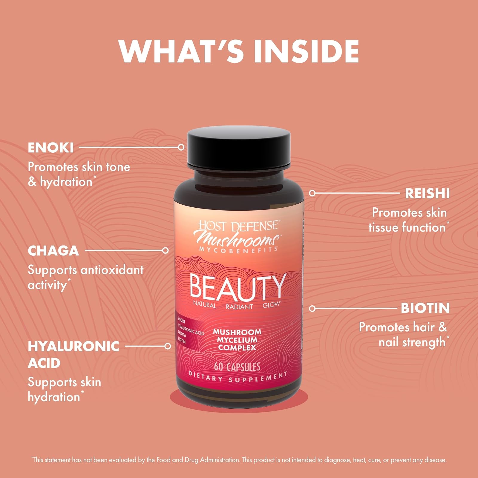 natural beauty with mushroom extracts