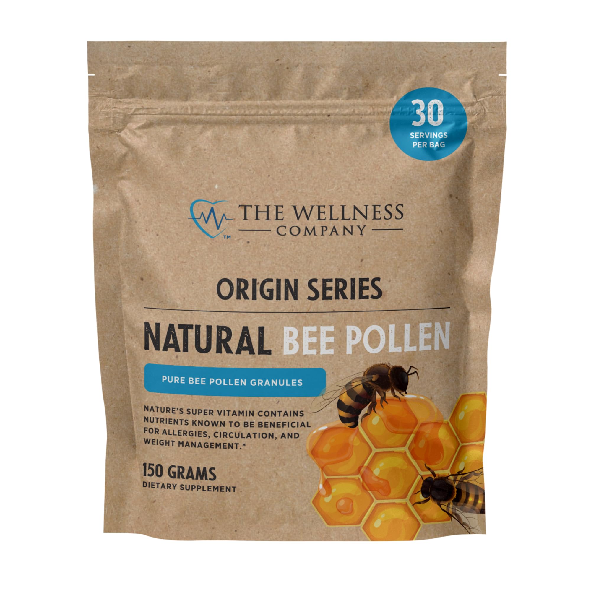 natural bee pollen allergy support