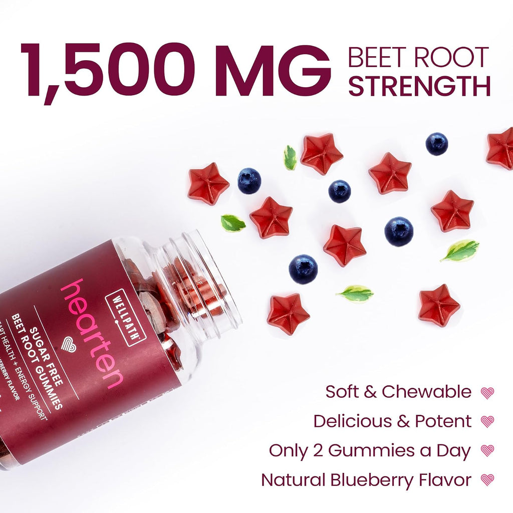 Natural beet root gummies for athletes