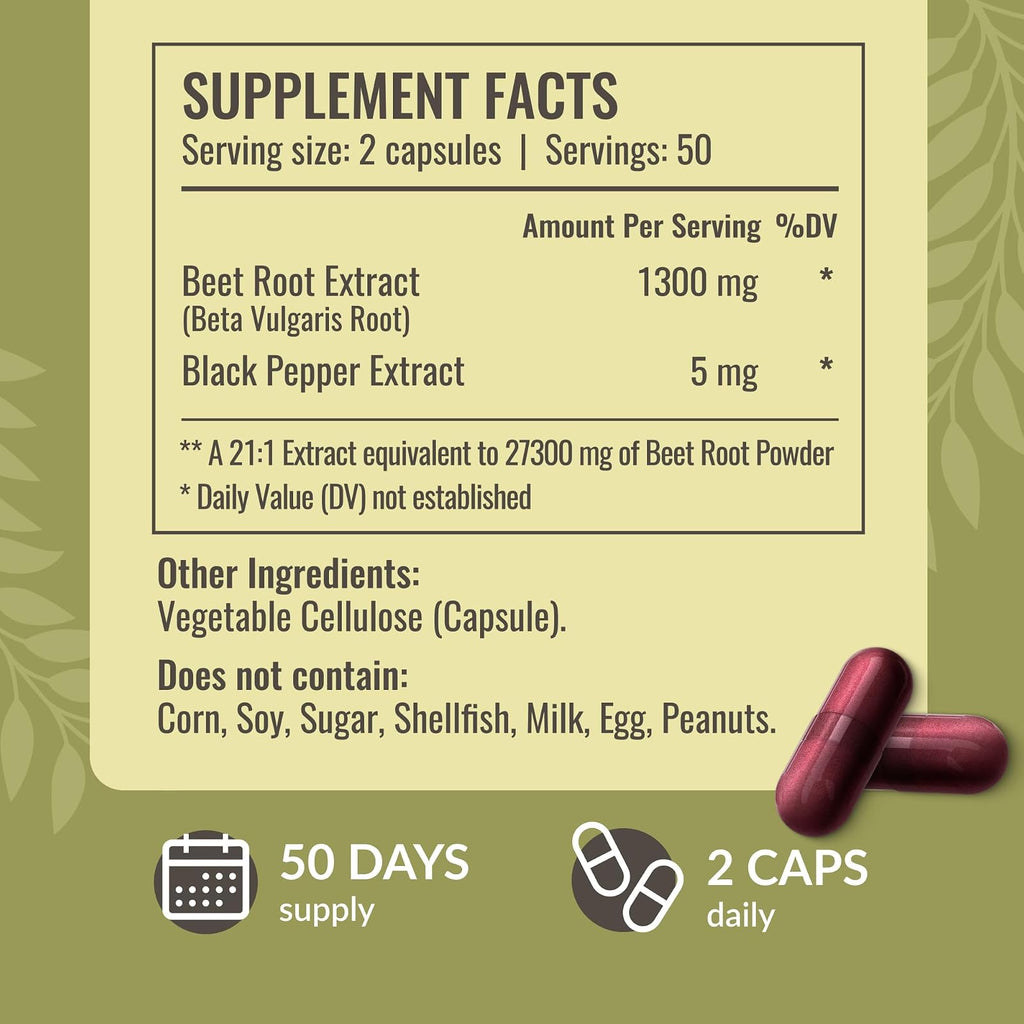 natural beet root powder supplement