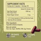 natural beet root powder supplement