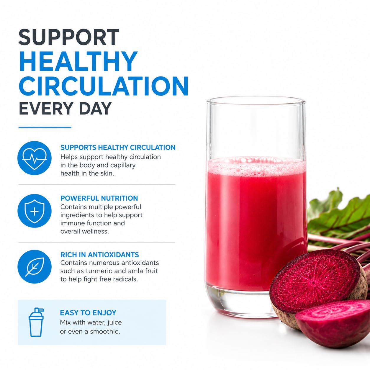 natural beet root powder supplement