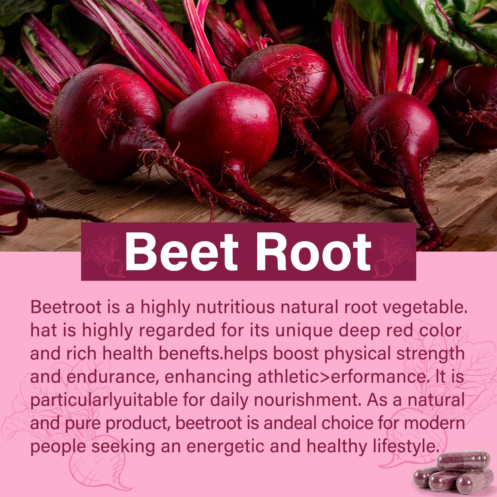 natural beet root supplement