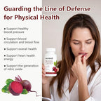 Natural beetroot capsules for better circulation
