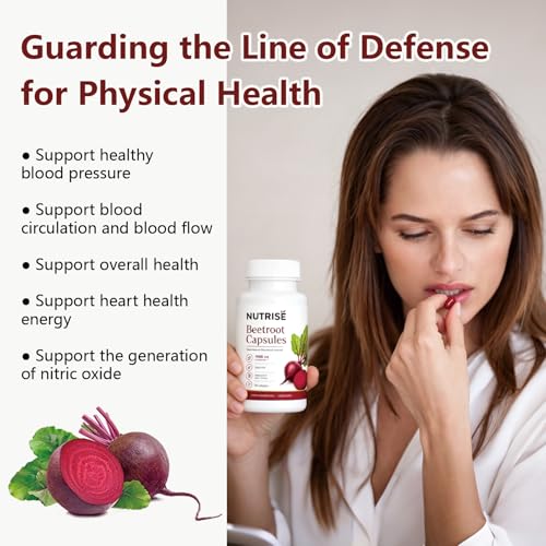 Natural beetroot capsules for better circulation