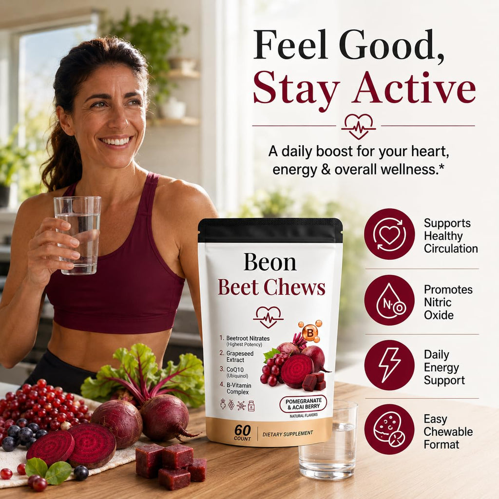 Natural beetroot gummies for vitality