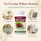 Natural beetroot supplements for better circulation