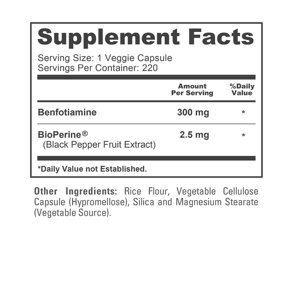 Natural Benfotiamine for nerve health