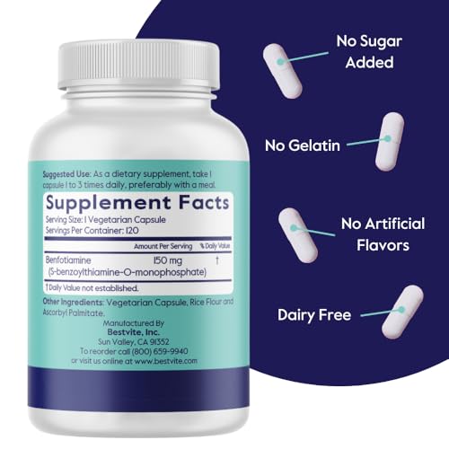 Natural Benfotiamine for nerve health
