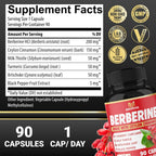 Natural berberine and turmeric blend