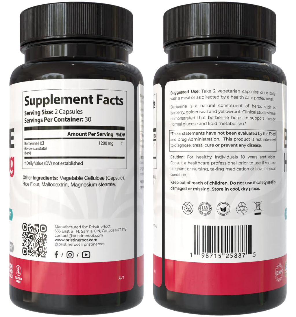 natural berberine capsules for wellness