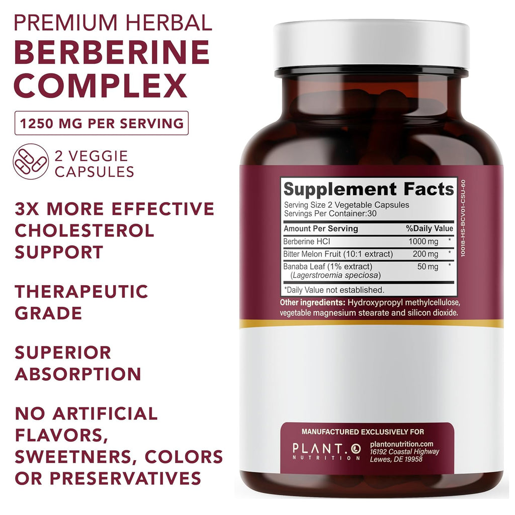 natural berberine capsules for wellness