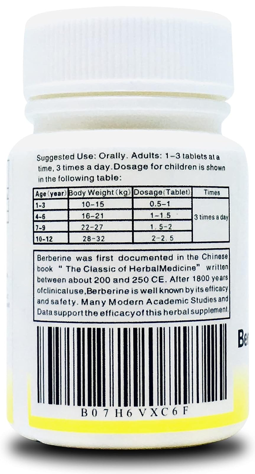 Natural berberine extract for wellness