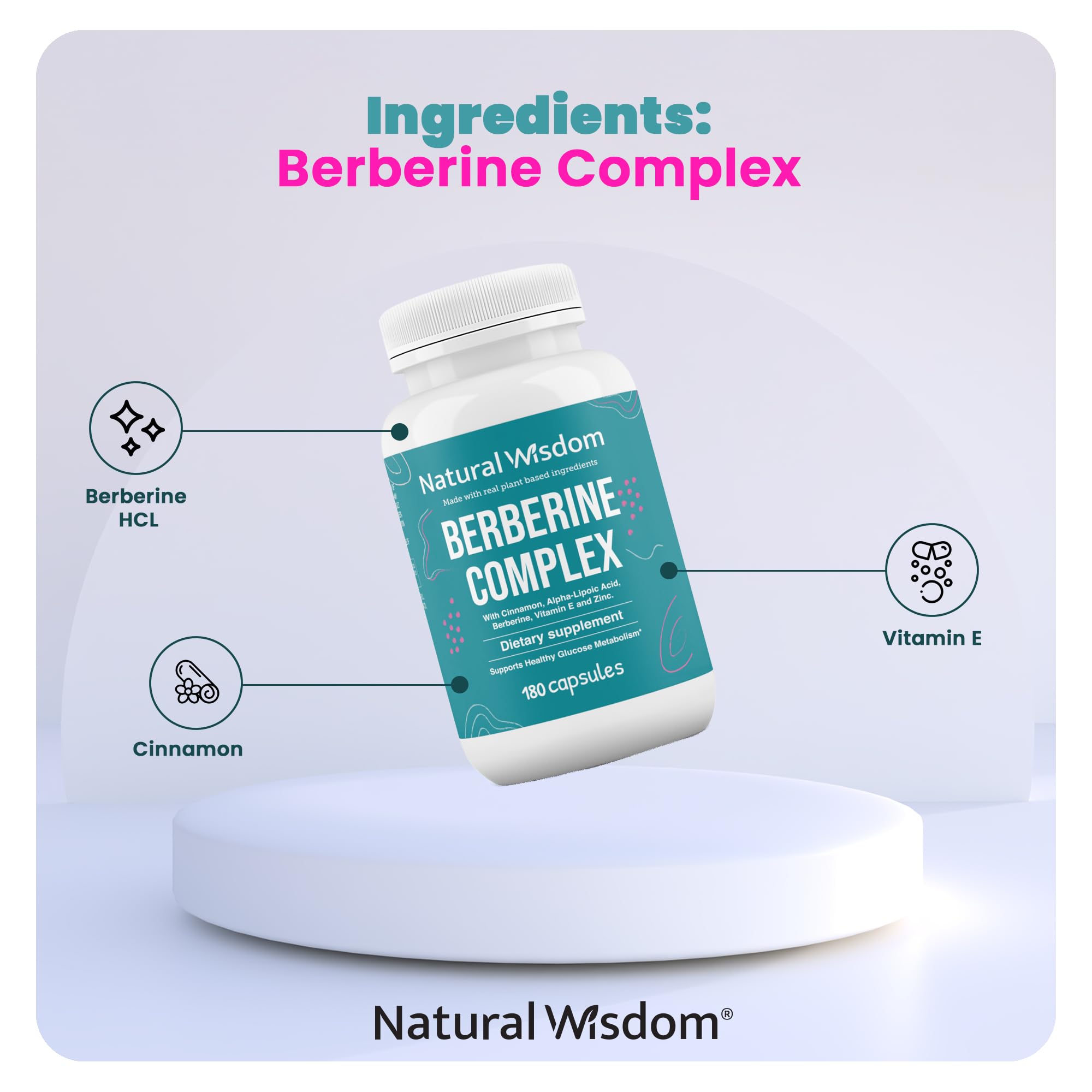 Natural berberine for balanced blood sugar