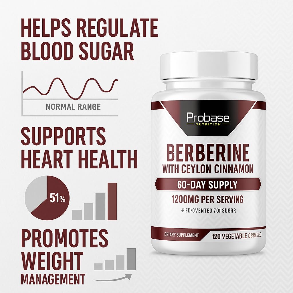 Natural berberine for blood sugar support