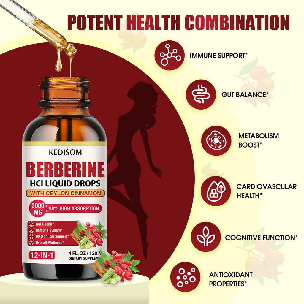 Natural berberine for blood sugar support