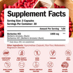 Natural berberine hcl for digestive health