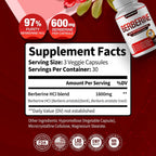 natural berberine hcl supplement for health