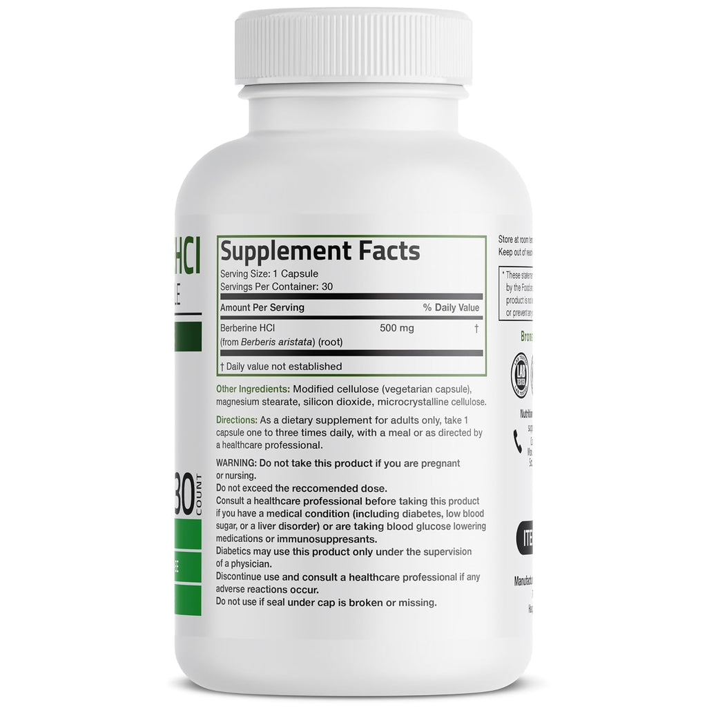 natural berberine health supplement