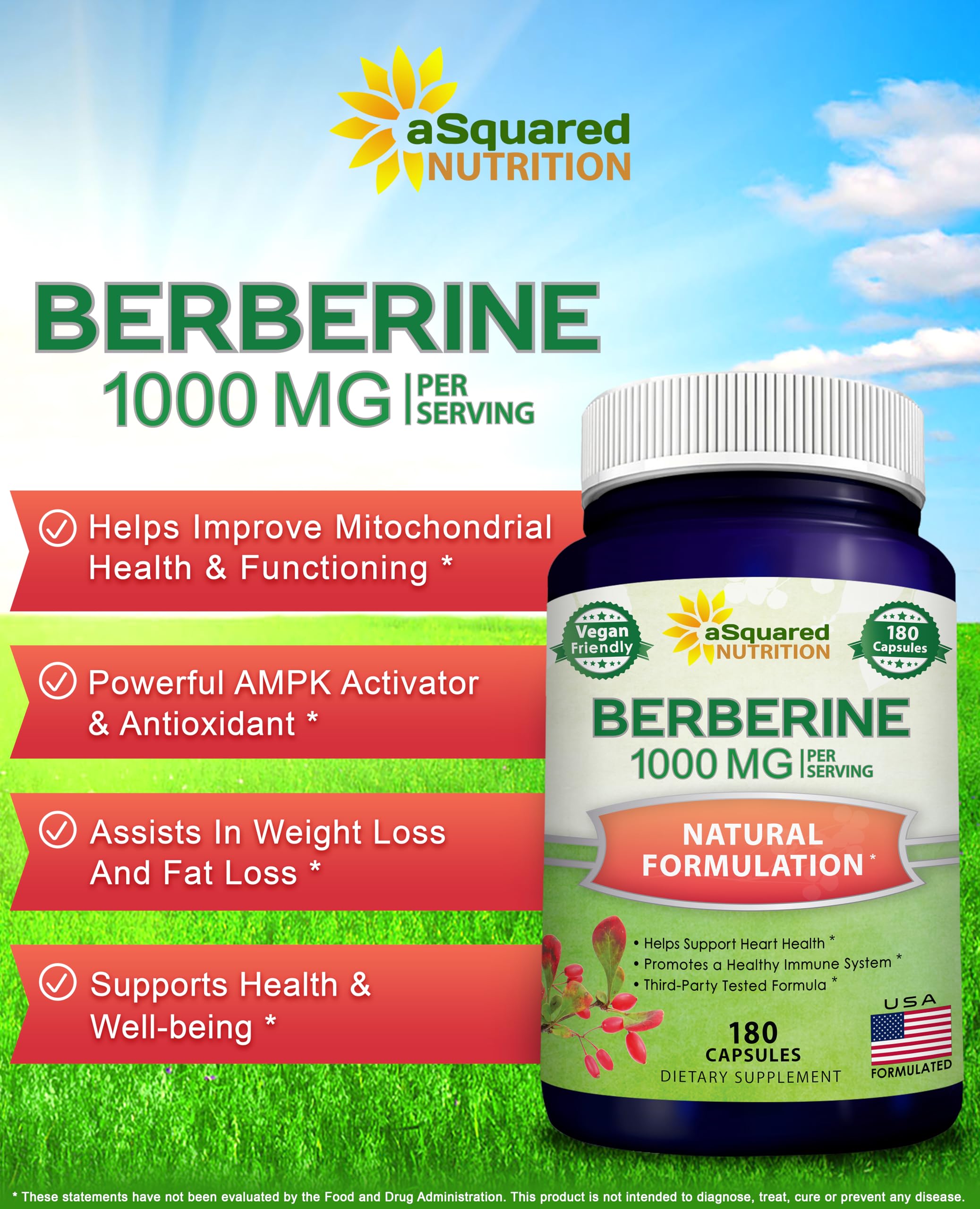 natural berberine hydrochloride supplement