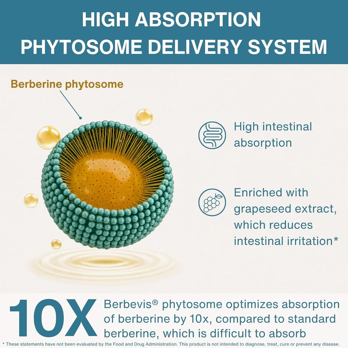 Natural berberine phytosome for vitality