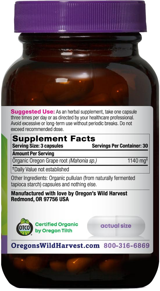 natural berberine supplement capsules