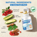 natural berberine supplement capsules