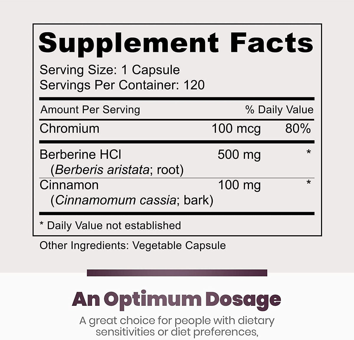natural berberine supplement for health