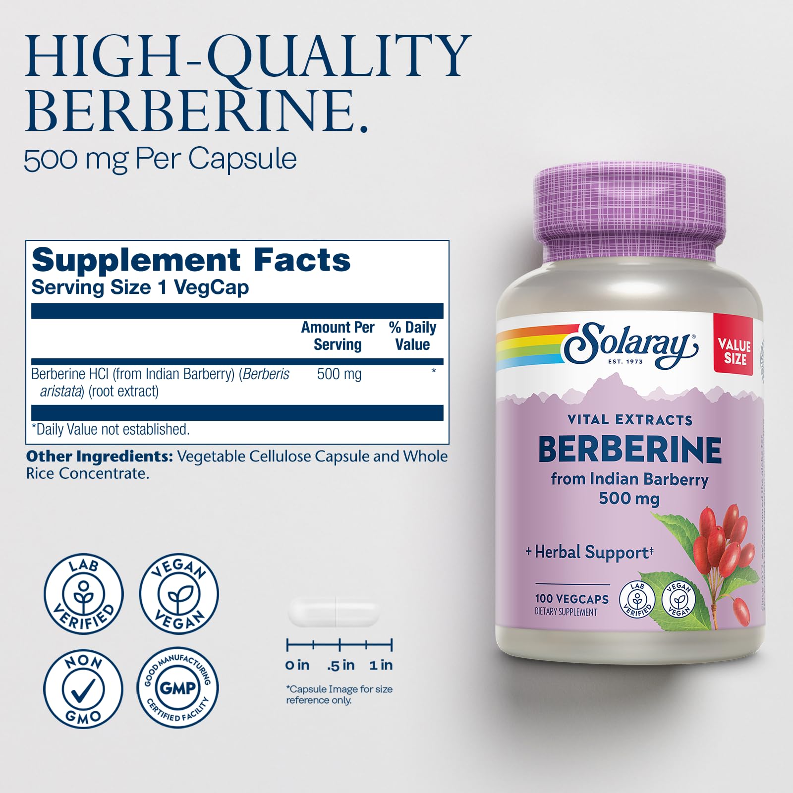 natural berberine supplement for health