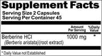 natural berberine supplement for health