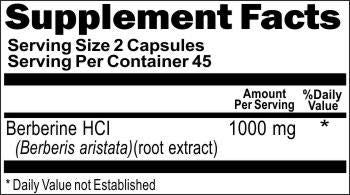natural berberine supplement for health