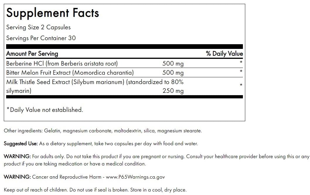 natural berberine supplement for wellness