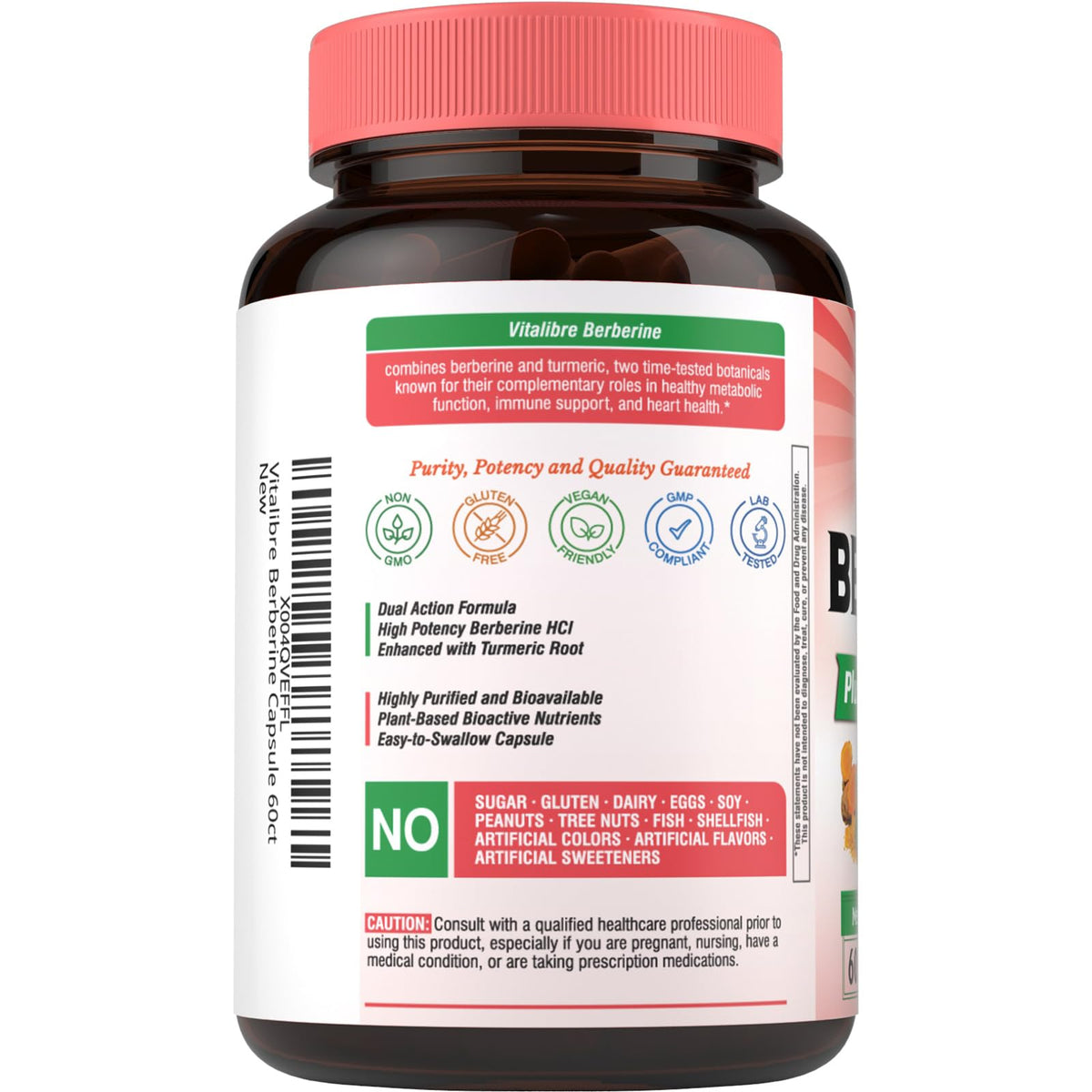 Natural berberine supplement for wellness