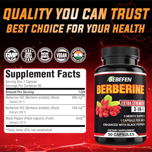 natural berberine with black pepper extract