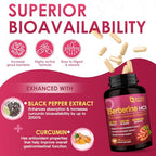 Natural berberine with Ceylon cinnamon