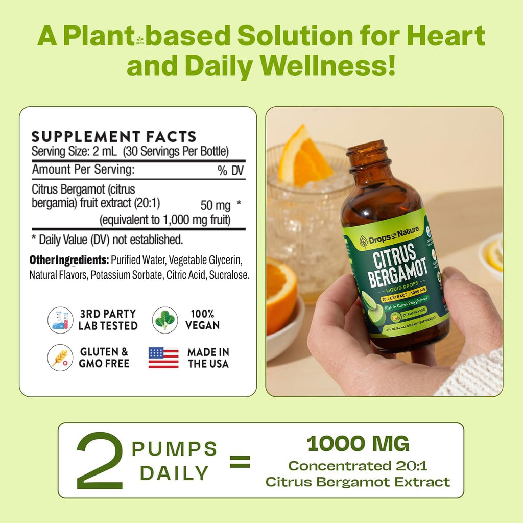 Natural bergamot for wellness