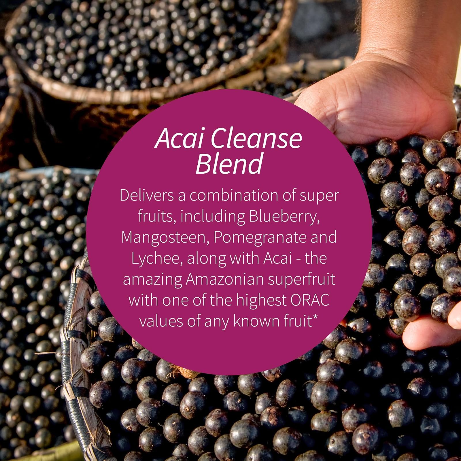 natural berry & acai cleanse solution