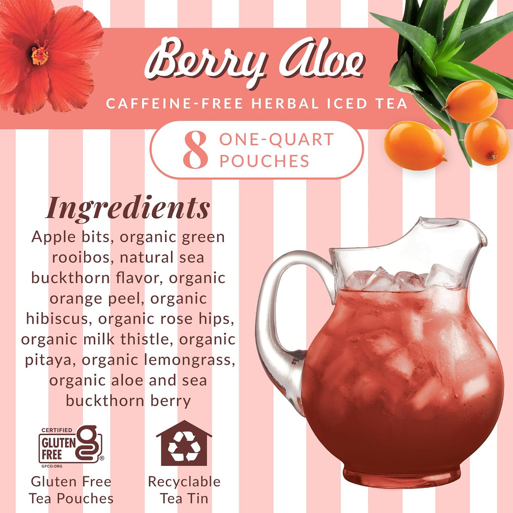 Natural berry aloe infusion
