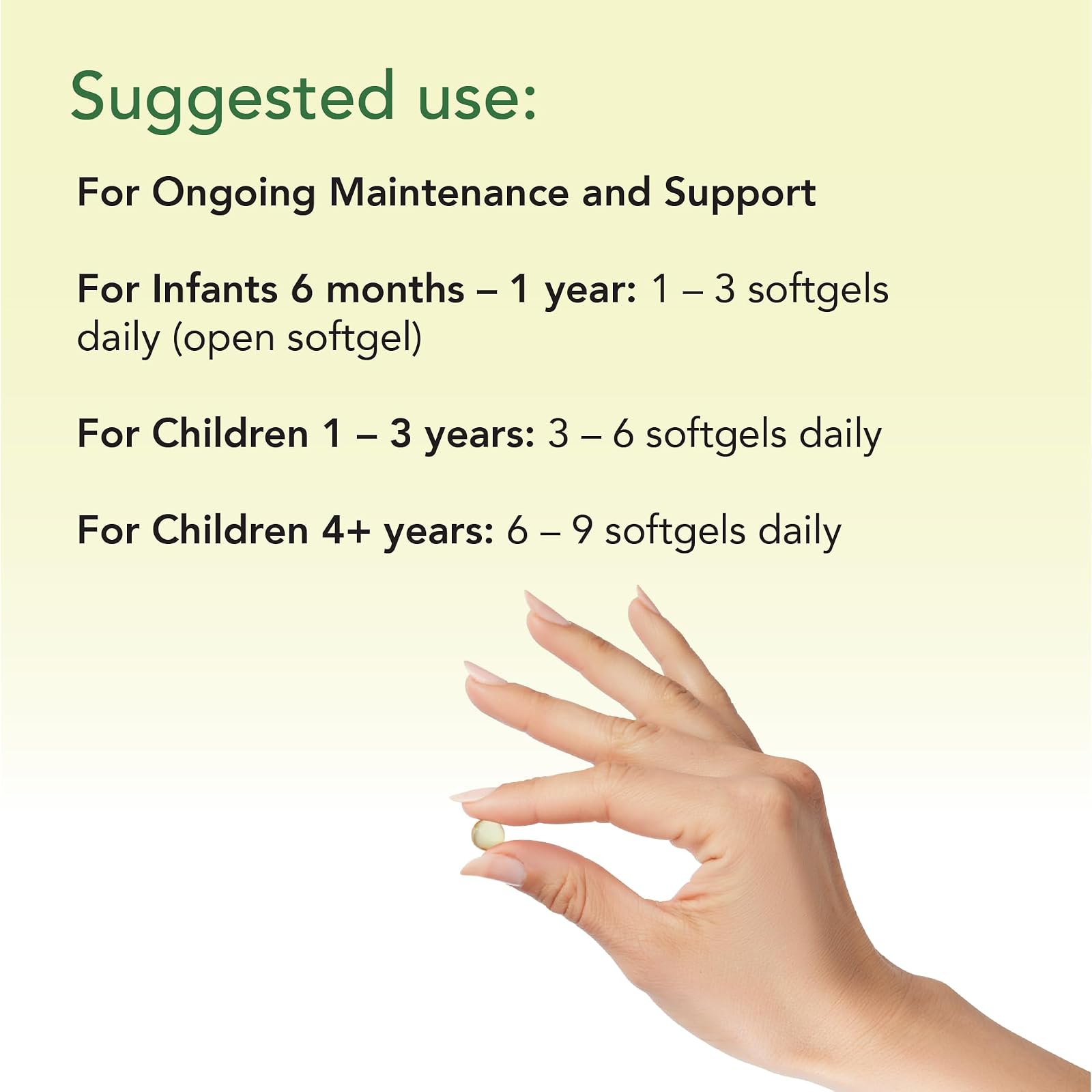 Natural berry DHA for daily nutrition